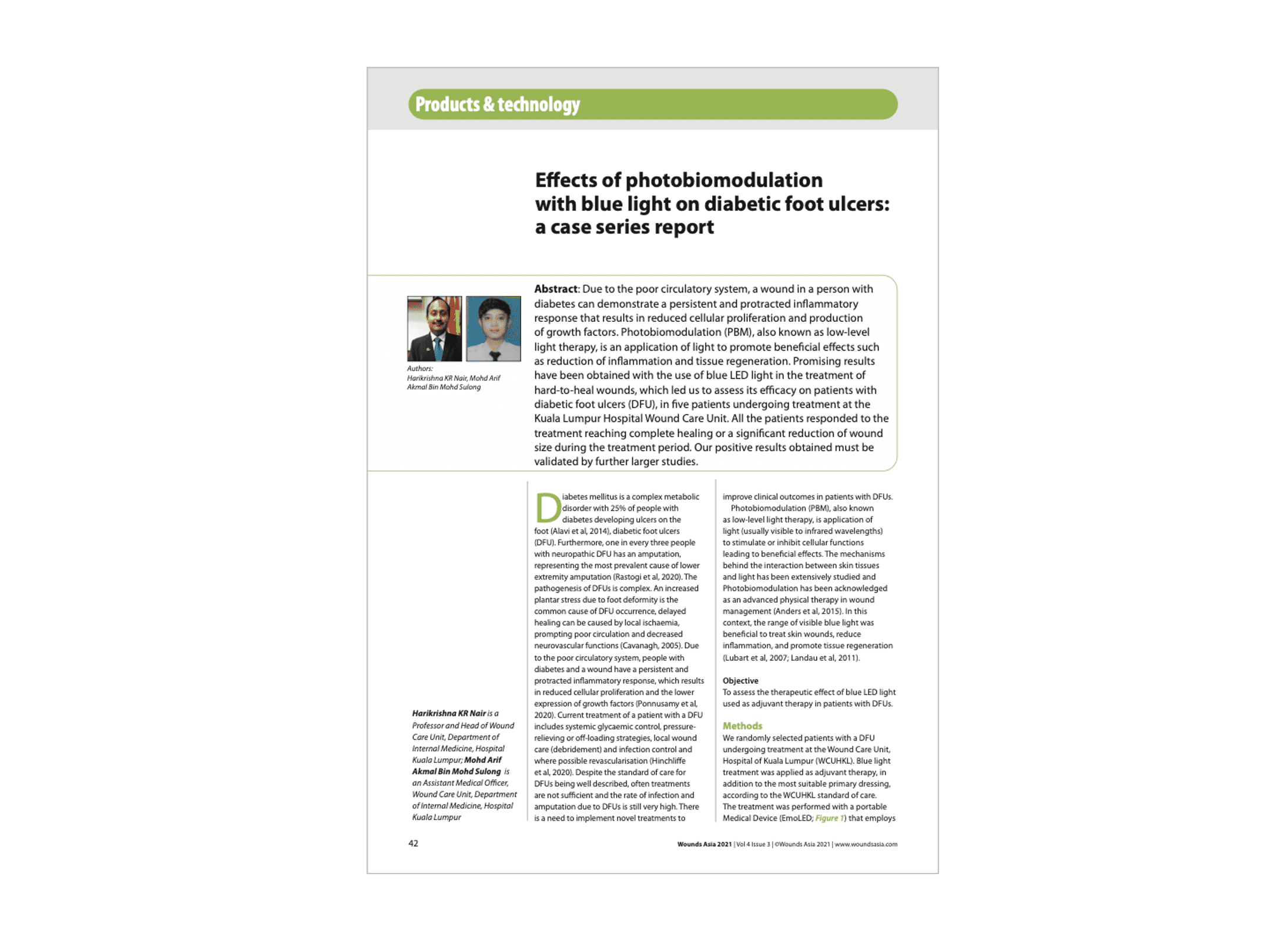 Diabetic foot ulcers: case series. - Emoled
